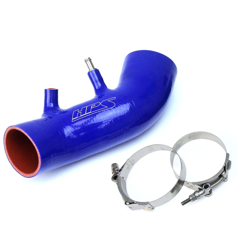HPS 87-68420-BLUE Blue Silicone Intake Hose Kit 06-11 Civic Si / CSX ...