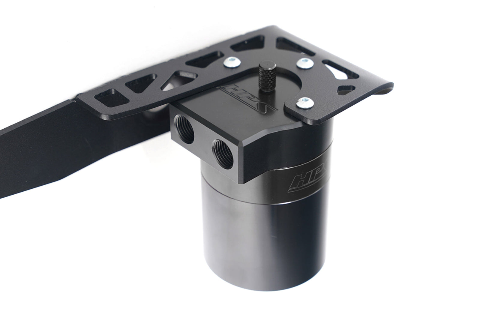 HPS 860-001WB Black Oil Catch Can Tank Kit 18-22 Accord - BuildFastCar