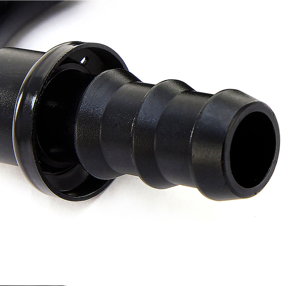 HPS 150-3012 Push-On Hose End AN -12 Female 30 Degree Black - BuildFastCar