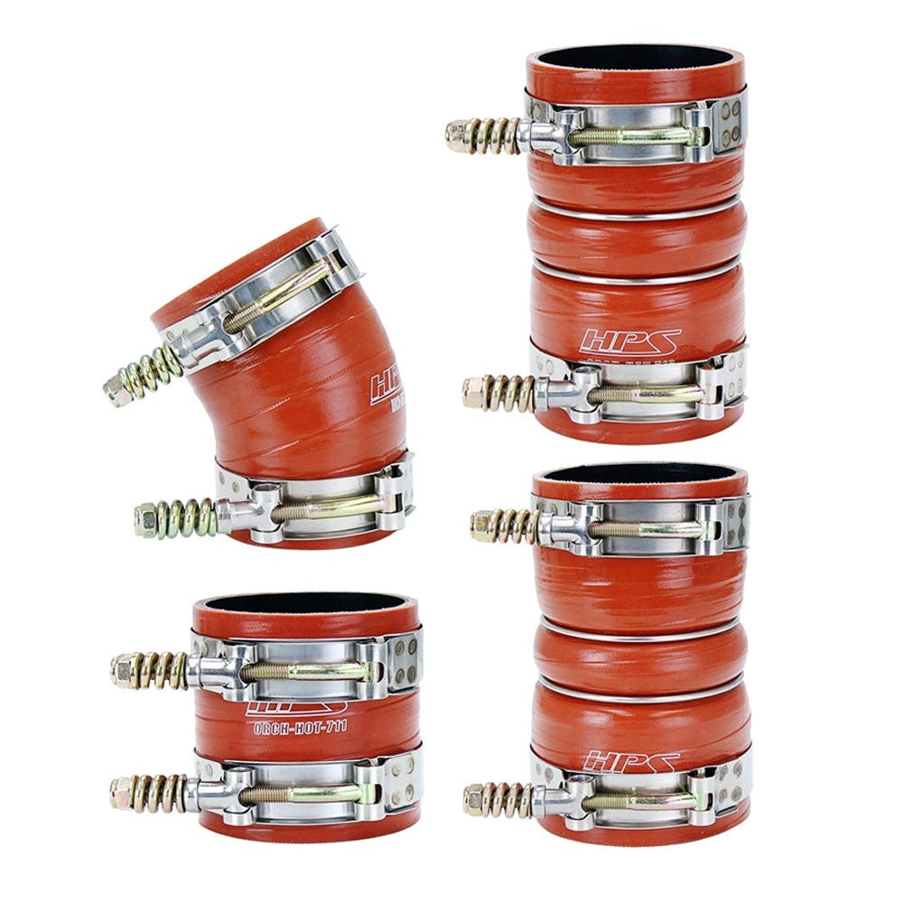 HPS 57-1538 Intercooler Hose Kit 03-04 Ford F250/F350 Super Duty 6.0 ...
