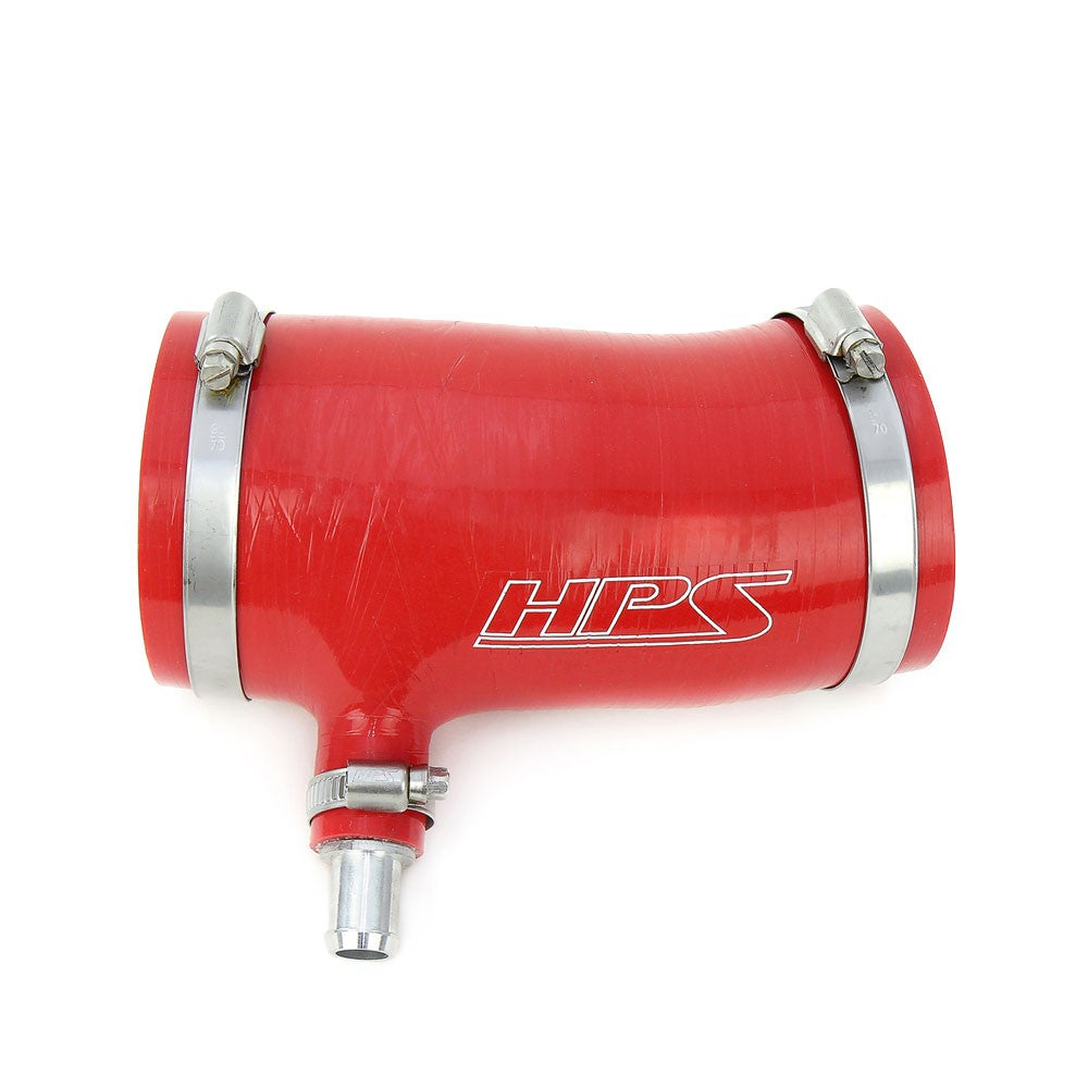 HPS 57-2123-RED Red Silicone Post MAF Air Intake Hose Kit - BuildFastCar
