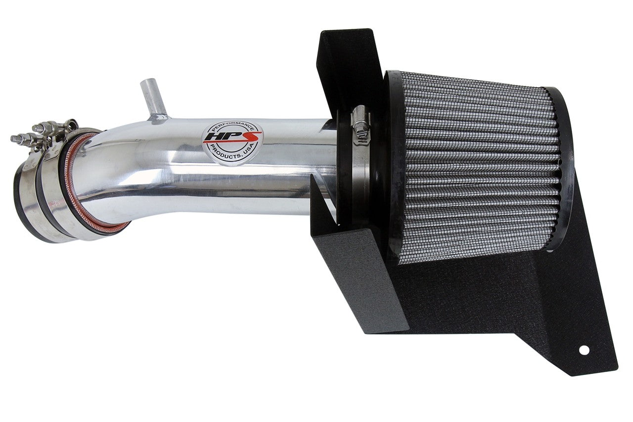 HPS 827-538P Polish Shortram Air Intake Kit 11-16 Hyundai Elantra 1.8L ...