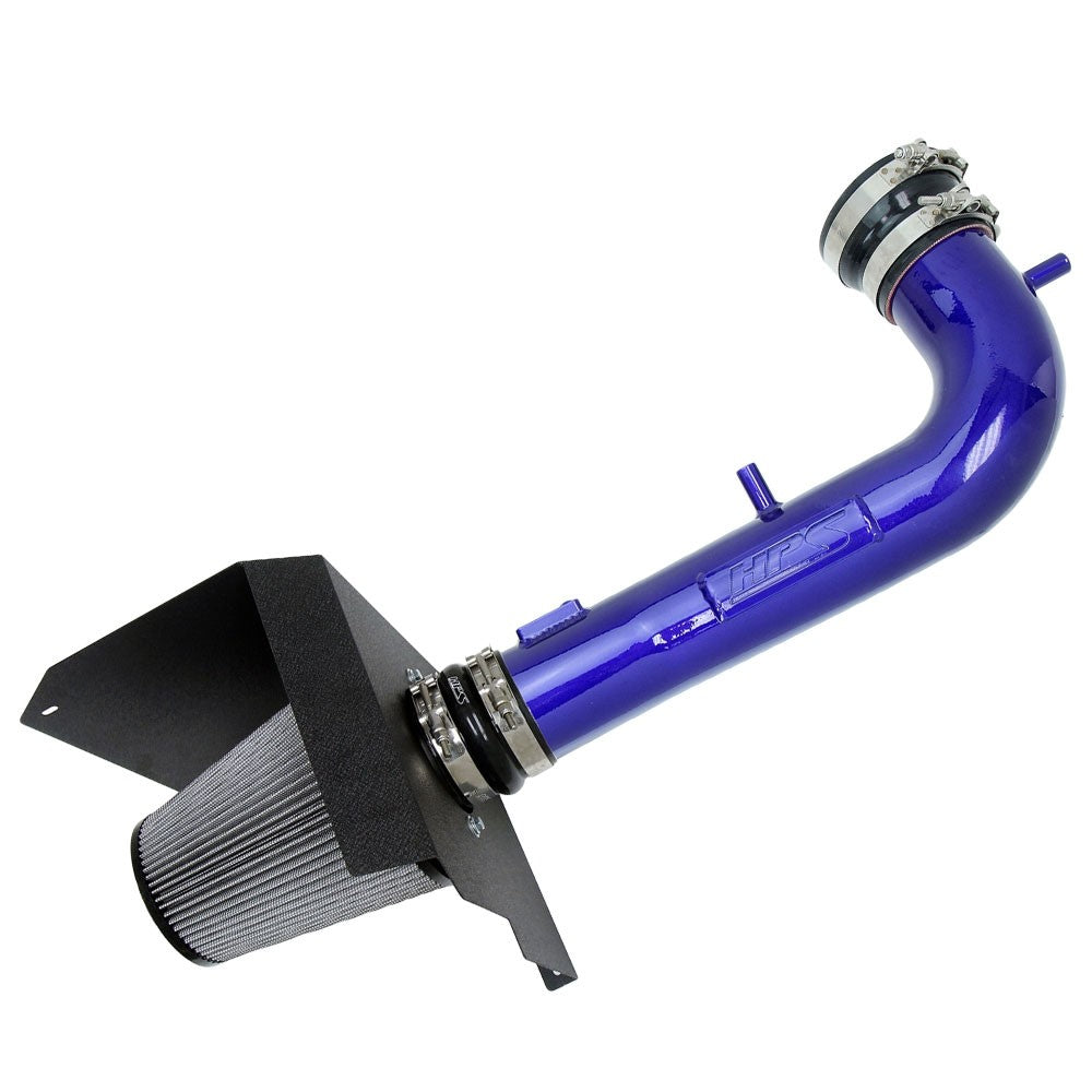 HPS 827-707BL Blue Shortram Air Intake 14-18 Silverado / 18-20 Yukon 6 ...