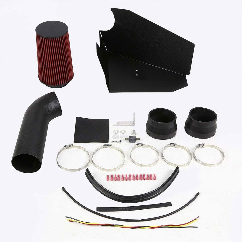 Black Cold Air Intake+Heat Shield Chevy 96-00 C/K-Series Yukon ...