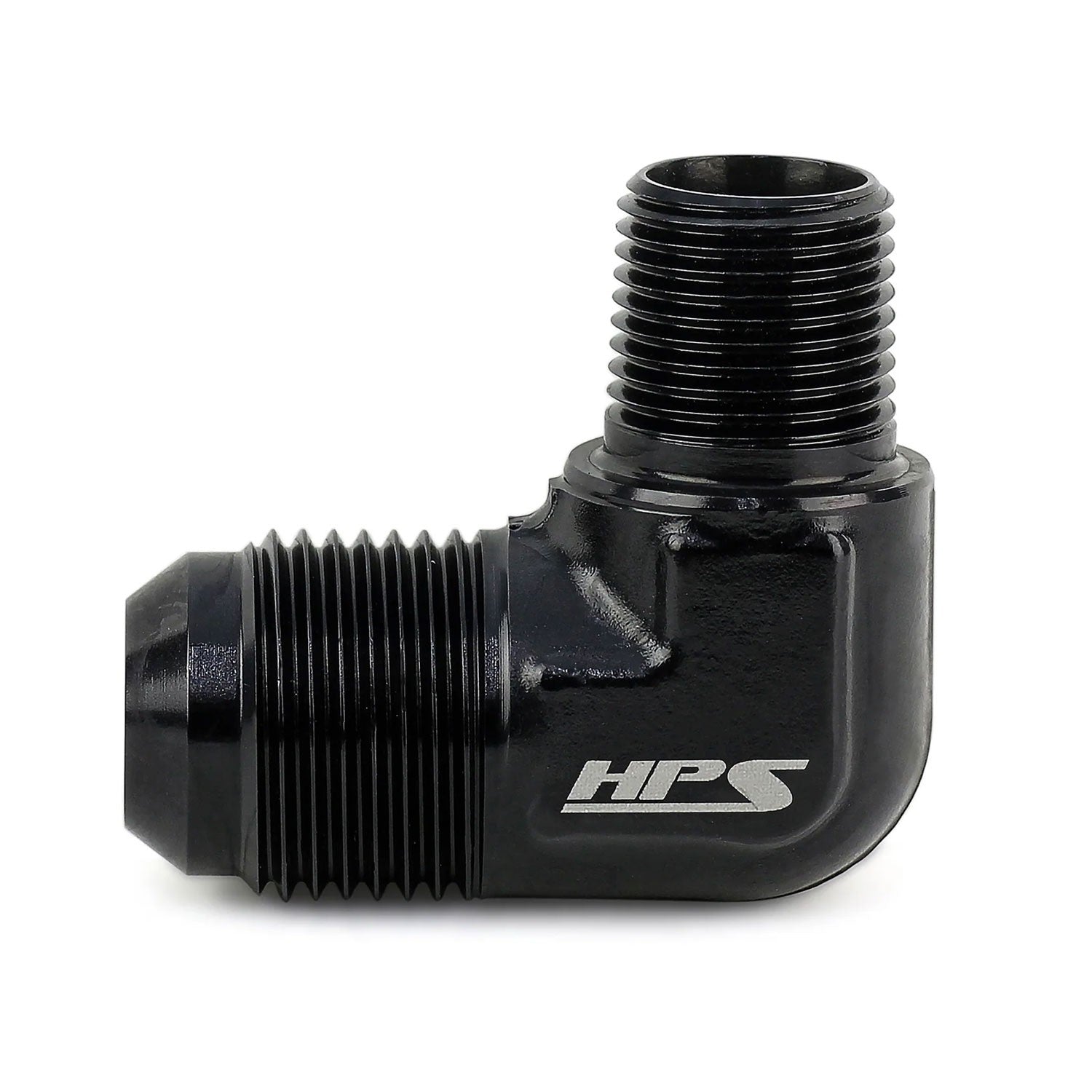 HPS AN82244 AN Flare to NPT Adapter Fitting -4 to 1/4 NPT - BuildFastCar