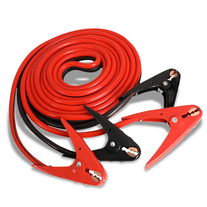 20FT 2 Gauge Copper Wire Battery Jumper Cables Jump Start Booster Kit ...