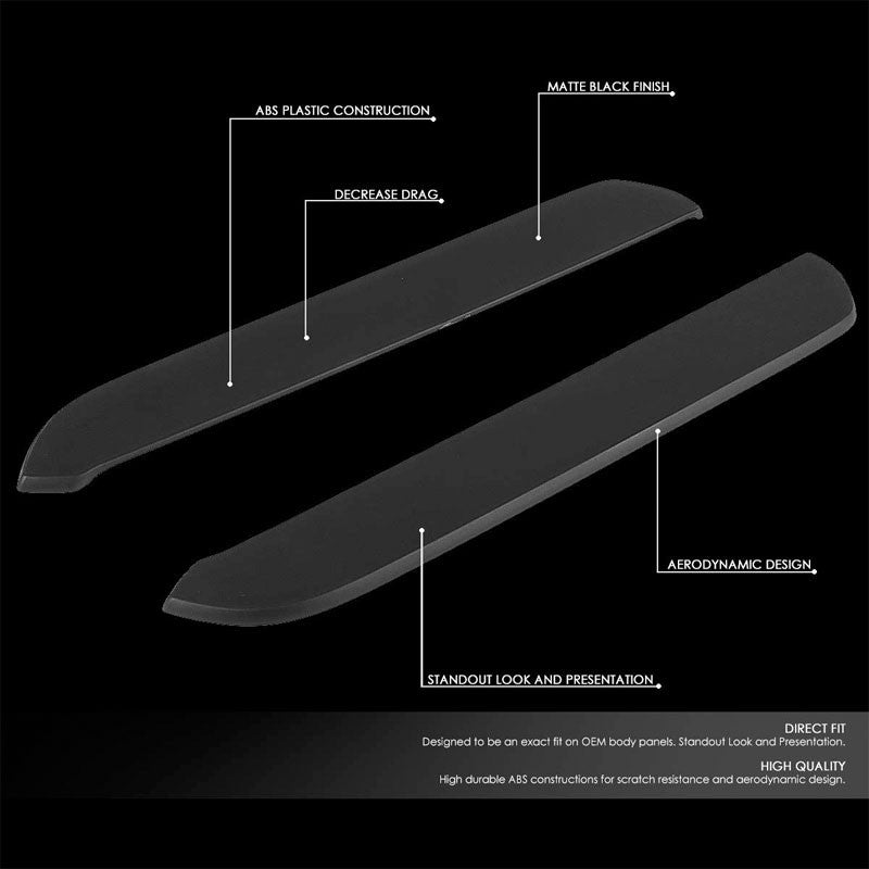 RP Style Rear Side Splitters Bumper Corner Side Splitters 13-14 Mustang ...