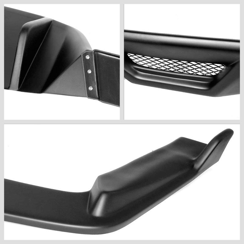 Quad Fin Style Rear Diffuser+Side Valance Race Body Kit 15-17 Mustang ...