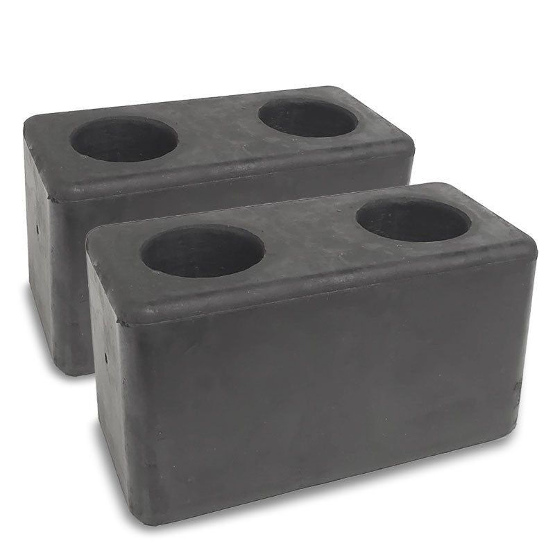 2x Molded Rubber Bumper Dock Buffer CHASSIS/TRAILER/VAN/FLATBED/REEFER ...