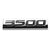 Black/Chrome 3500 Letter Sign Logo Rear Trunk Metal Badge Decal Plate ...