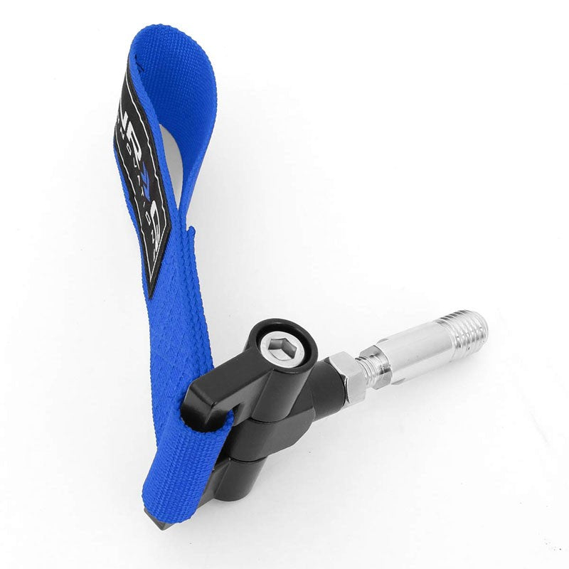 NRG Blue TOW-131BL Front/Rear Nylon Tow Strap Tow Hook Kit 09-13 Fit ...