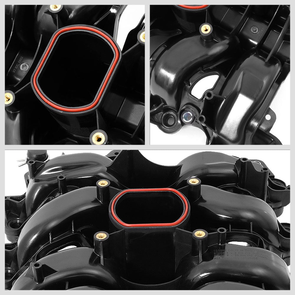 Black ABS Plastic Intake Manifold 2002-2005 Ford Explorer 4.6L V8 SOHC ...