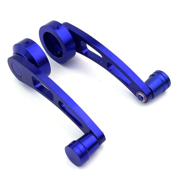 Blue 4.7" Long Aluminum Manual Car Door Window Crank Handle Lever Kit ...