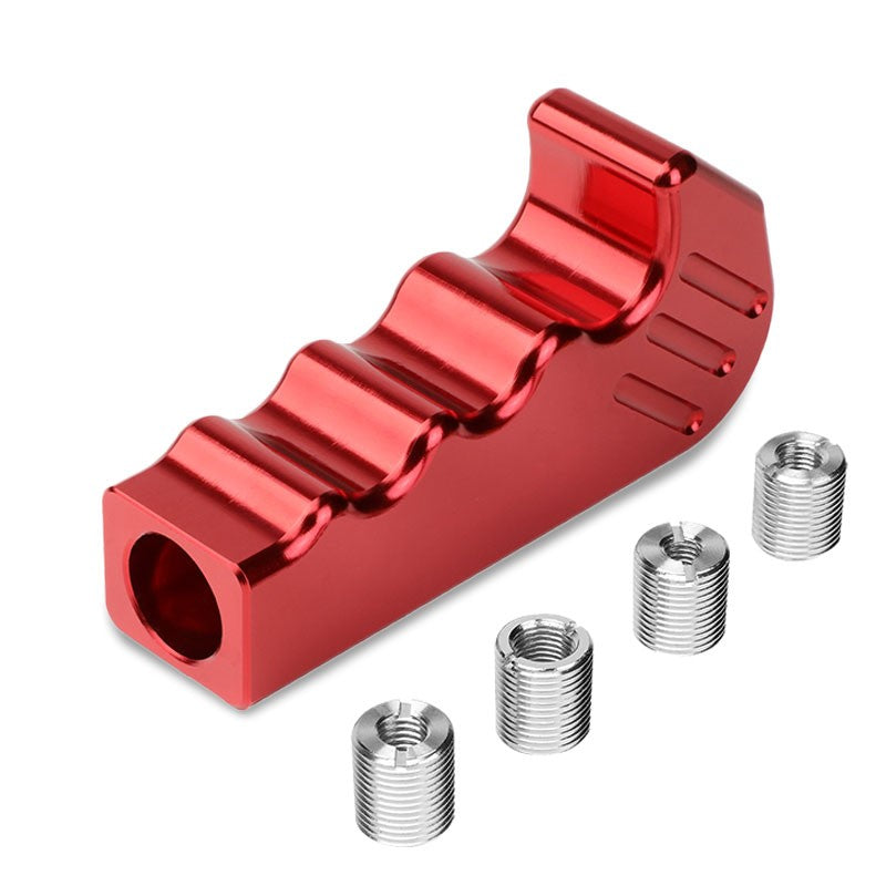 M8/M10/M12 Manual MT Red Pistol Grip Racing Shifter Lever Shift Knob ...