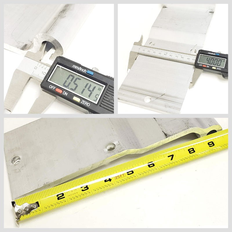 Utility Style 3-Hole 4.00" x 9.50" Door Hinge Semi Truck Trailer ...