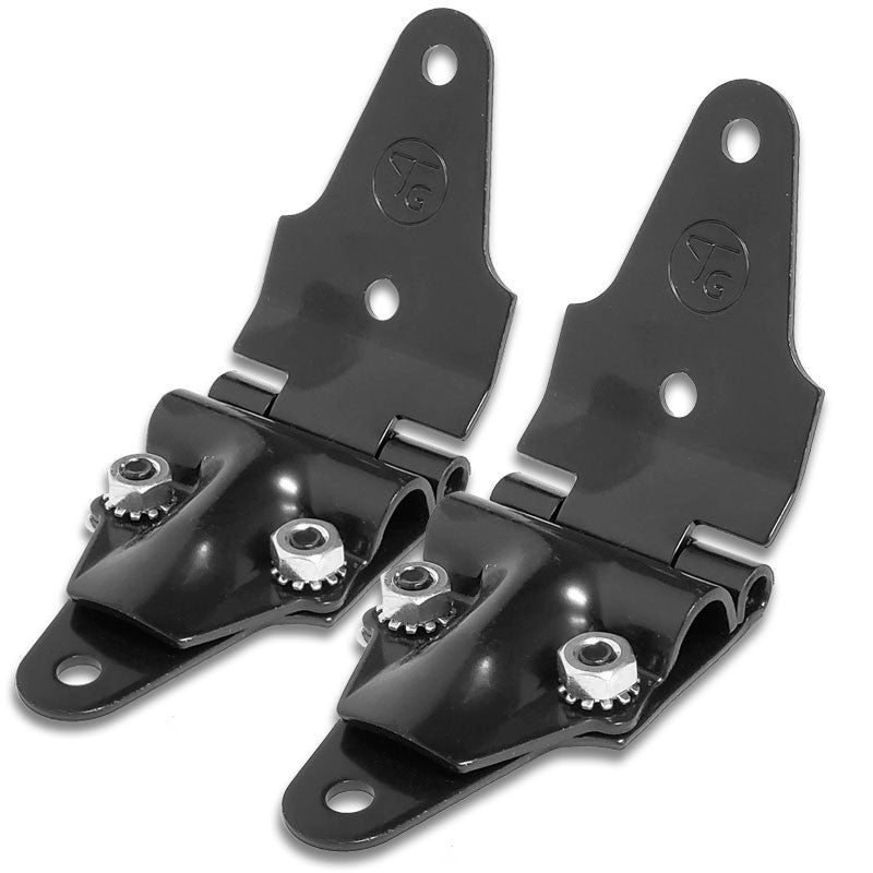 2X Black Transglobal Roll Up End 2" Width Hinge For Freight Trailer ...