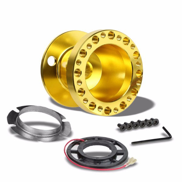 Gold 6-Hole Steering Wheel Hub Adapter 92-95 Integra DC2/Civic EG EH EJ ...