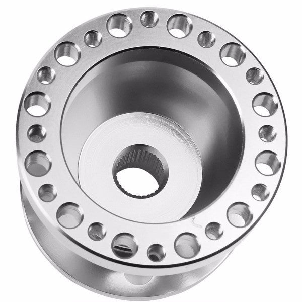 Silver 6-Hole Steering Wheel Hub Adapter Toyota/Scion MR2/Corolla/AE86 ...