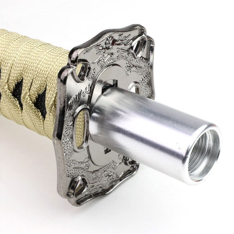 8.5" Gold Wrap/Black Handle Katana Samurai Sword Gear Shift Knob M8/M1 ...