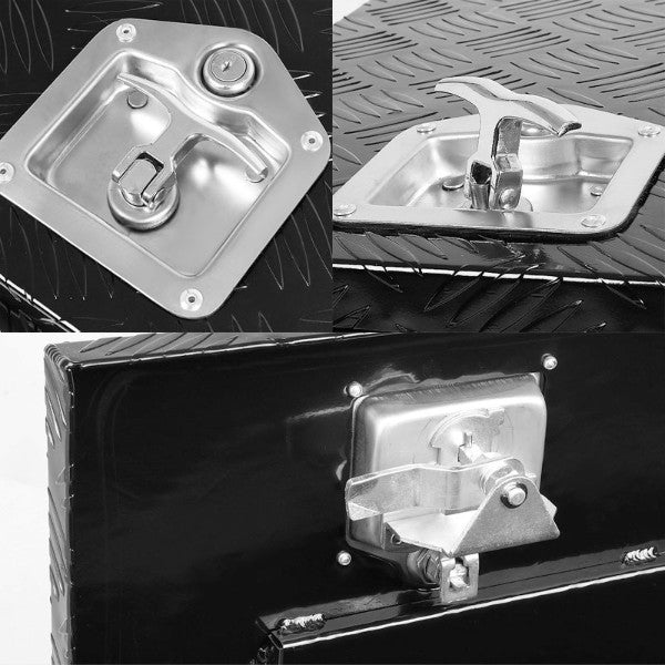 36"x18"x17" Black Pickup/Trailer Trunk Bed Utility Storage Flat Tool ...